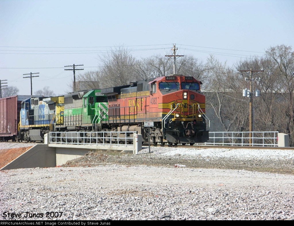 BNSF 4383 Q502